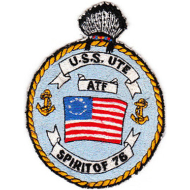 ATF-76 USS Ute Patch | Auxiliary Ship Patches | Navy Patches | Popular ...