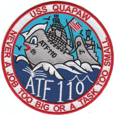 ATF-110 USS Quapaw Patch | Auxiliary Ship Patches | Navy Patches ...