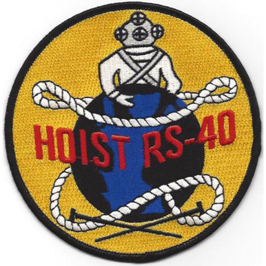 ARS-40 USS Hoist Bolster-Class Rescue And Salvage Ship Patch RS-40 ...