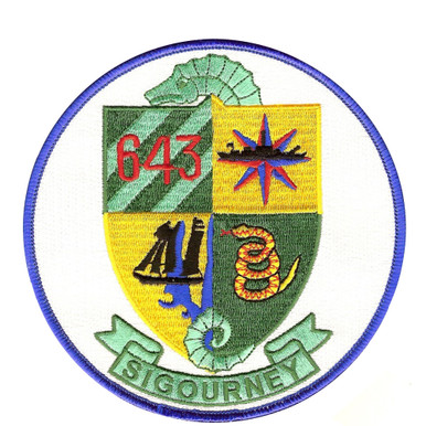 DD-643 USS Sigourney Patch | Destroyer Patches | Navy Patches | Popular ...