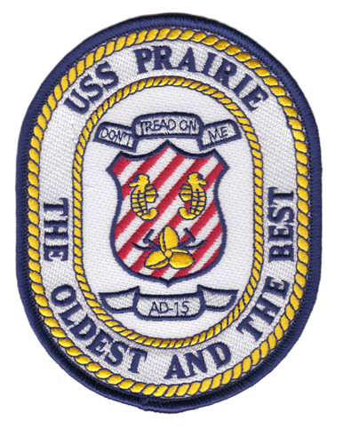 AD-15 USS Prairie Patch - Version B | Auxiliary Ship Patches | Navy ...