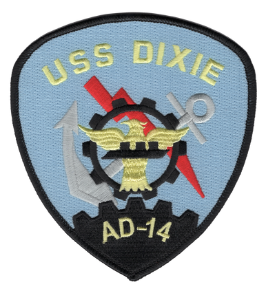 AD-14 USS Dixie Patch | Auxiliary Ship Patches | Navy Patches | Popular ...