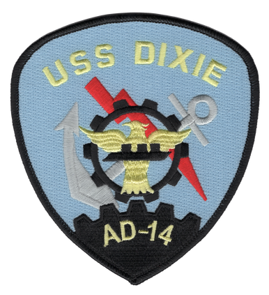 AD-14 USS Dixie Patch | Auxiliary Ship Patches | Navy Patches | Popular ...