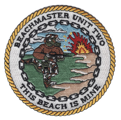 Beachmaster Unit Two Patch This Beach Is Mine | Specialty Patches ...