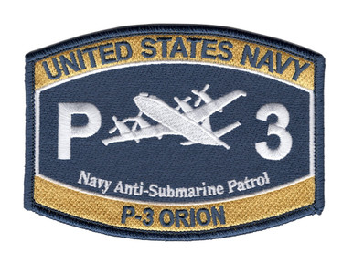 Aviation Rating P-3 Orion Navy Anti-Submarine Patrol Patch Rating ...