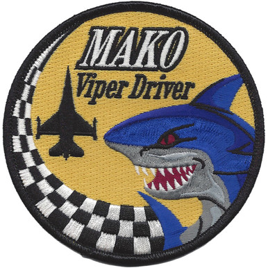 93rd Fighter Squadron Mako Patch | Squadron Patches | Air Force Patches ...