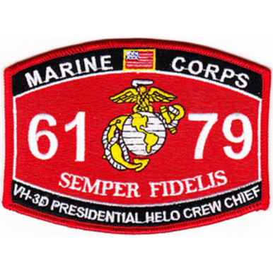 6179 Vh-3D Presidential Helo Crew Chief MOS Patch | MOS Patches ...