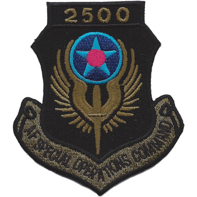 AFSOC 2500 Hours Tab Patch | Specialty Patches | Air Force Patches ...