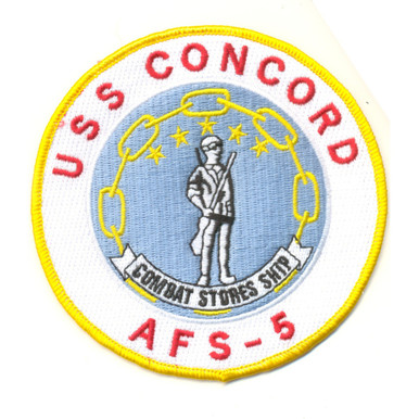 AFS-5 USS Concord Patch | Auxiliary Ship Patches | Navy Patches ...