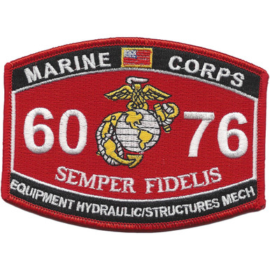 6076 MOS Equipment Hydraulic Structures Mech. Patch | MOS Patches ...