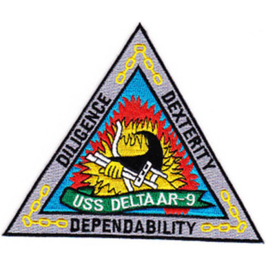 AR-9 USS Delta Patch | Auxiliary Ship Patches | Navy Patches | Popular ...