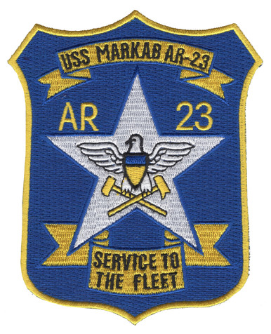 AR-23 A USS Markab Fleet Repair Ship Patch | Auxiliary Ship Patches ...