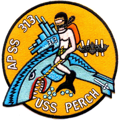 APSS-313 USS Perch Patch | Submarine Patches | Navy Patches | Popular Patch