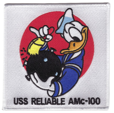 AMc-100 USS Reliable Patch | Ship Patches | Navy Patches | Popular Patch