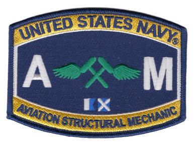 AM Aviation Structural Mechanic Navy Rating Patch