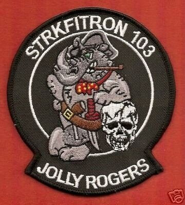VFA-103 Jolly Rogers Rhino Sqd Patch | Squadron Patches | Navy Patches ...