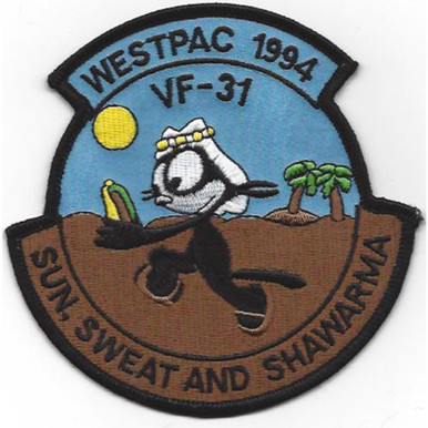 VF-31 Patch Westpac 1994 | Squadron Patches | Navy Patches | Popular Patch