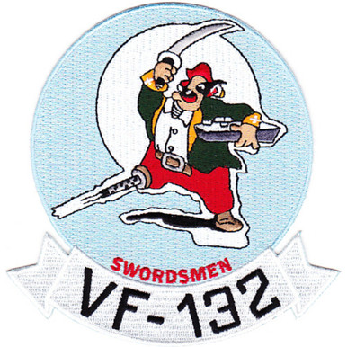 VF-132 Fighting Squadron Swordsmen Patch | Squadron Patches | Navy ...