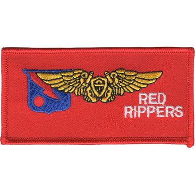 VF-11 Red Rippers Naval Flight Officer Name Tag Patch | Squadron ...