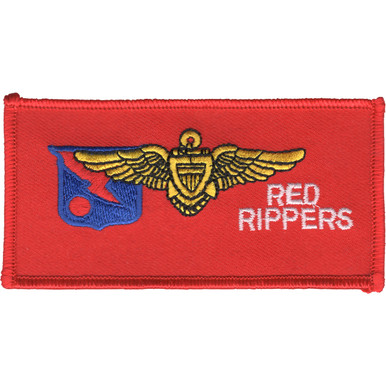VF-11 Red Rippers Naval Aviator Name Tag Patch | Squadron Patches ...