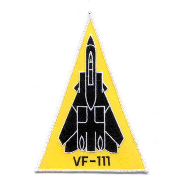VF-111 Patch F-14 Top View | Squadron Patches | Navy Patches | Popular ...