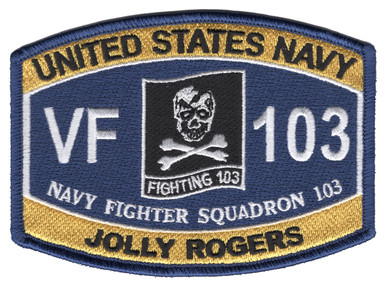 VF-103 Aviation Fighter Squadron One Zero Three Patch | Squadron ...