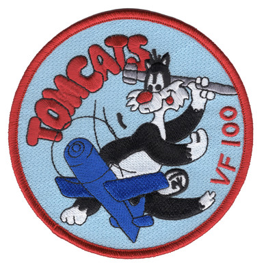 VF-100 Aviation Fighter Squadron WWII Patch | Squadron Patches | Navy ...