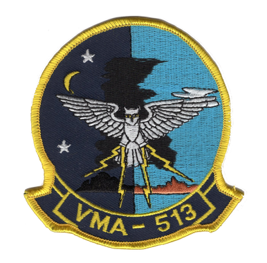 VMA-513 Patch Fighting Nightmares | Squadron Patches | Marine Patches ...