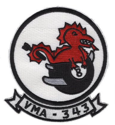 VMA-343 Attack Squadron Patch | Squadron Patches | Marine Patches ...