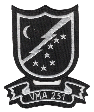 VMA-251 Fighter Squadron Two Five One Patch | Squadron Patches | Marine Patches | Popular Patch