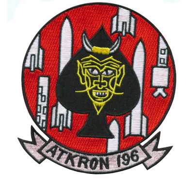 VA-196 Attack Squadron One Nine Six Patch | Squadron Patches | Navy ...