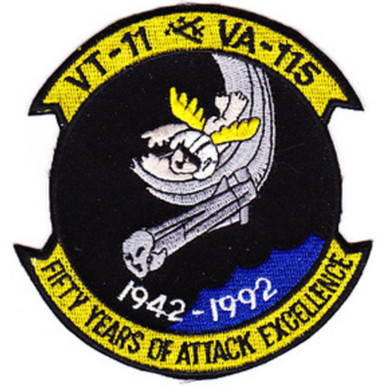 VA-115 Patch Fifty Years of Attack Excellence | Squadron Patches | Navy ...