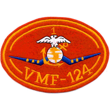 VMF-124 Fighter Squadron Patch | Squadron Patches | Marines | Popular Patch