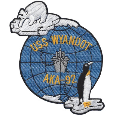 USS Wyandot AKA-92 Patch | Auxiliary Ship Patches | Navy Patches ...