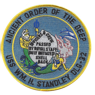 USS William H. Standley DLG-32 Shellback Patch | Destroyer Patches ...