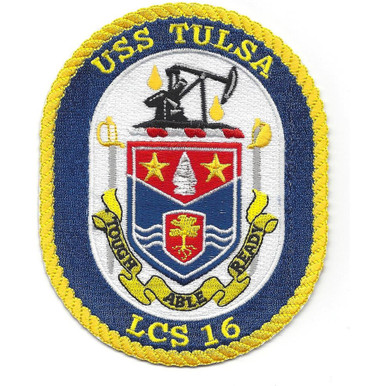 USS Tulsa LCS-16 Littoral Combat Ship Patch | Ship Patches | Navy ...