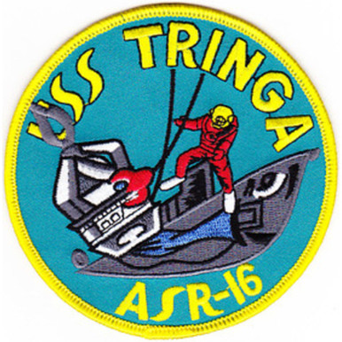 USS Tringa ASR-16 Patch | Auxiliary Ship Patches | Navy Patches ...