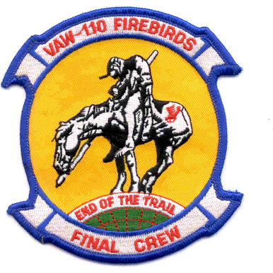 VAW-110 Patch Firebirds Final Crew | Squadron Patches | Navy Patches ...