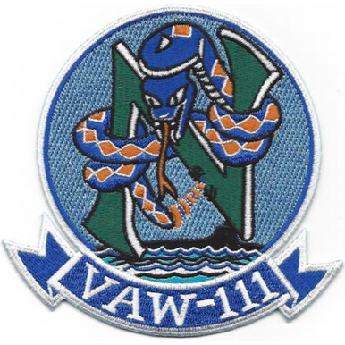 VAW-111 Airborne Carrier Early Warning Squadron Patch | Squadron ...
