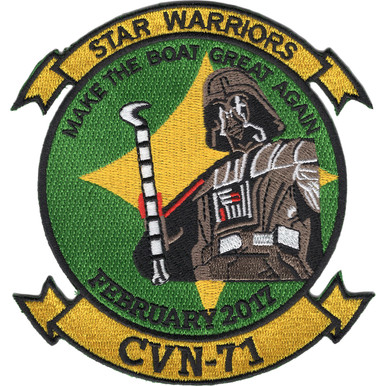 VAQ-209 Patch - Star Warriors CVN-71 February 2017 | Aircraft Carrier ...