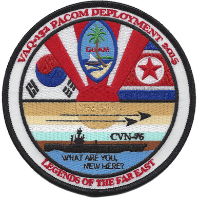 VAQ-132 Electronic Attack Squadron Pacom 2015 Patch | Squadron Patches ...