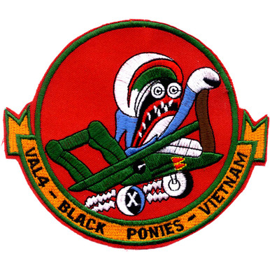 VAL-4 Attack Light Squadron Patch | Squadron Patches | Navy Patches ...