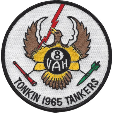 VAH-8 Heavy Attack Squadron Eight Patch Tonkin 1965 Tankers | Squadron ...