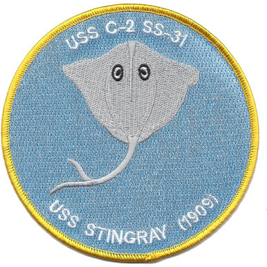 USS Stingray C-2 SS-13 Dessel Submarine Patch | Submarine Patches | Navy Patches | Popular Patch