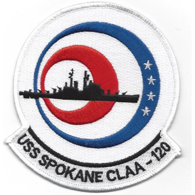 USS Spokane CLAA-120 Class Light Cruiser Patch | Cruiser Patches | Navy ...