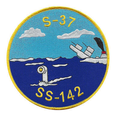USS S-37 Submarine SS-142 Patch | Submarine Patches | Navy Patches ...