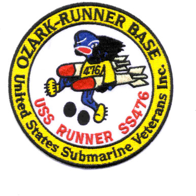 USS Runner Ozark Veterans Base Patch | Base Patches | Navy Patches ...