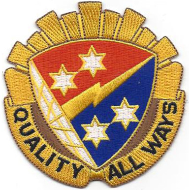 369th Signal Battalion Patch Quality All Ways | Signal Patches | Army ...