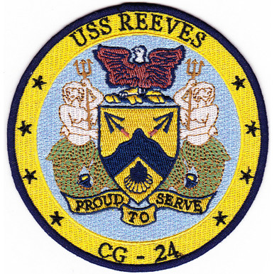 USS Reeves CG-24 Patch | Cruiser Patches | Navy Patches | Popular Patch