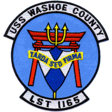 USS Washoe County LST-1165 Patch | Amphibious Ship Patches | Navy ...